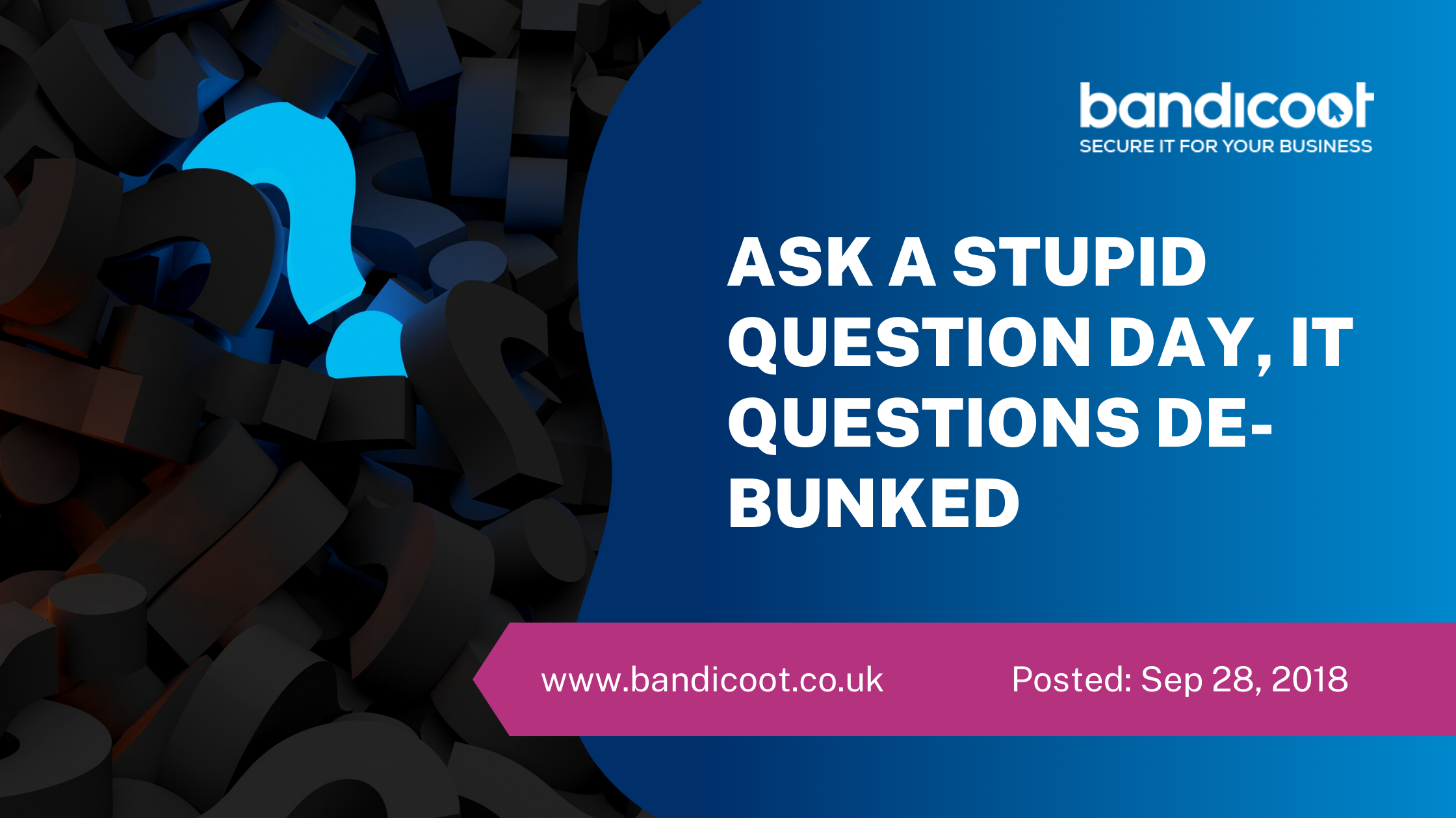 Ask a Stupid Question Day, IT Questions De-Bunked