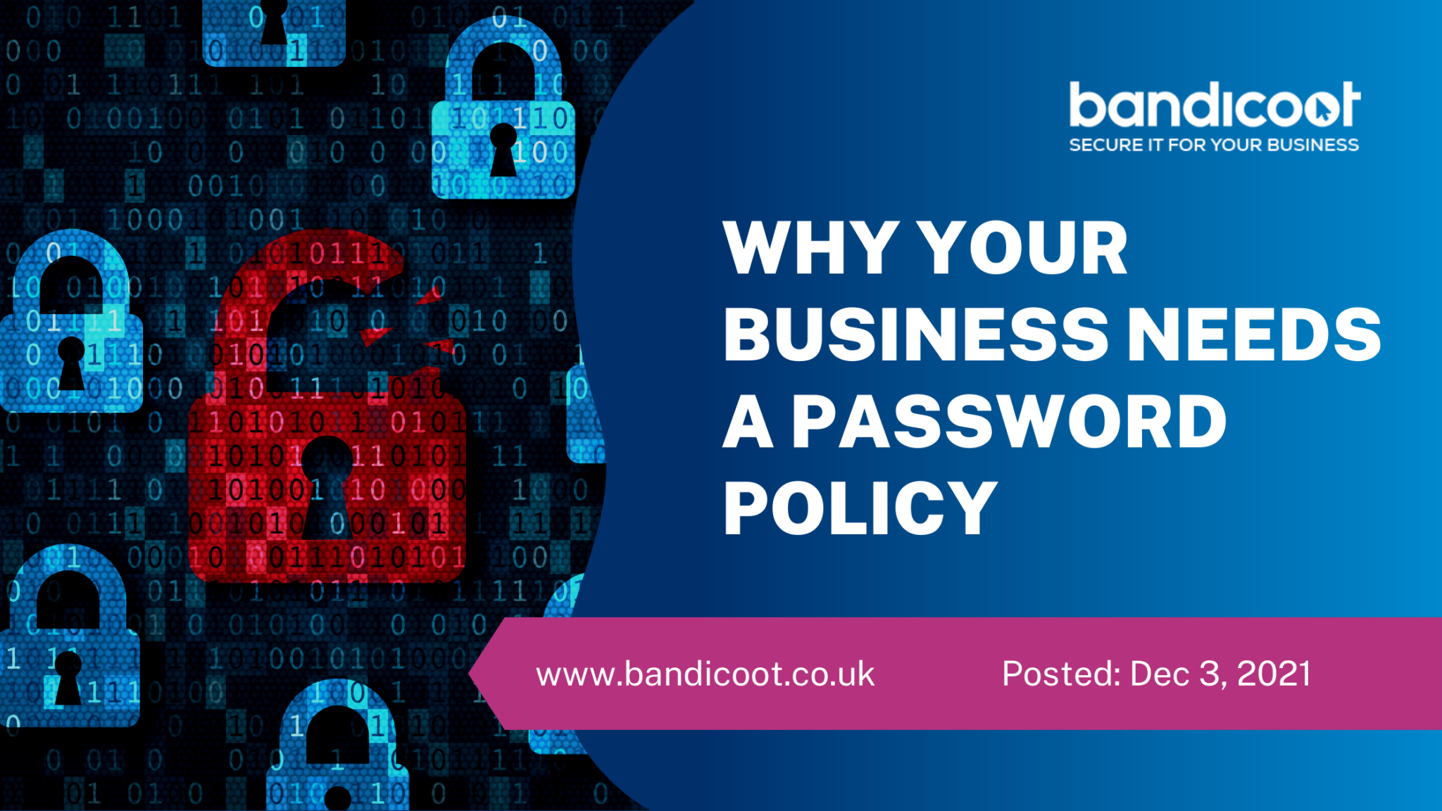 Why Your Business Needs A Password Policy